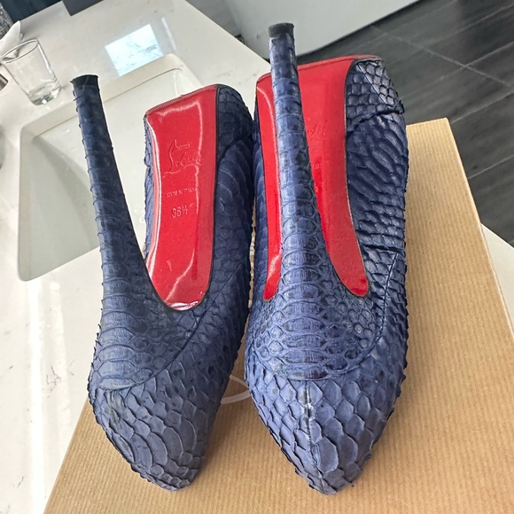 Christian Louboutin | Shoes | Christian Loubs Beautiful Bianca Snake ...